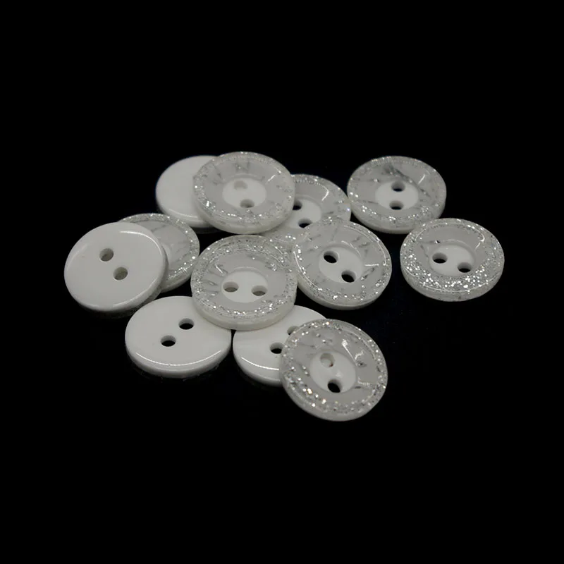 50pcs Resin 2 Holes buttons the Pearl color for the shirt the children ...