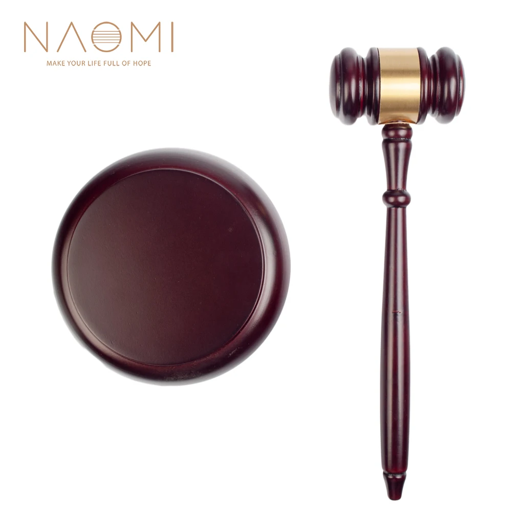 NAOMI Wooden Judge Hammer Handmade Craft Judge Auction Hammer Wood ...