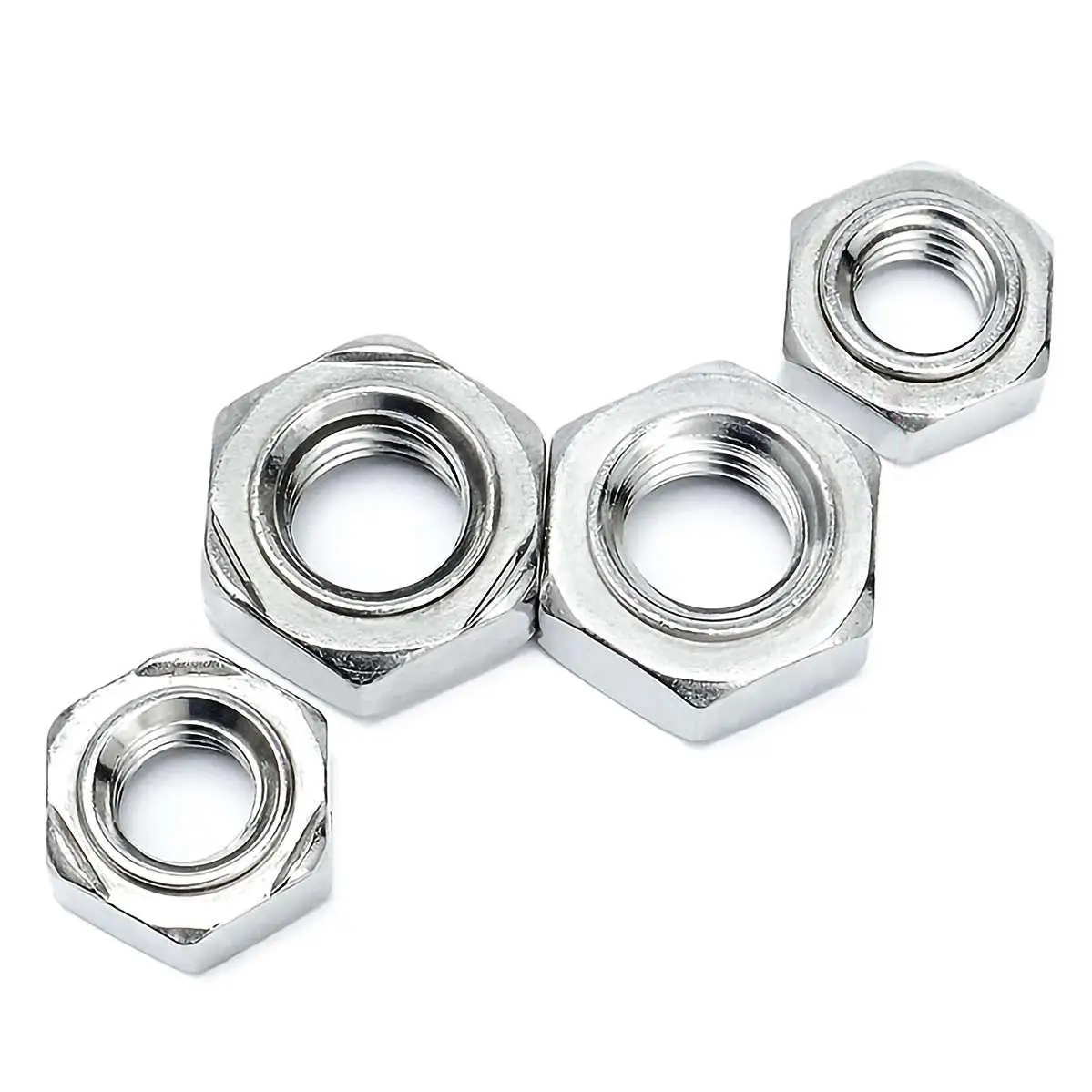 M3 M4 M5 M6 M8 M10 M12 304 Stainless Steel Hexagonal Welded Nuts Spot ...