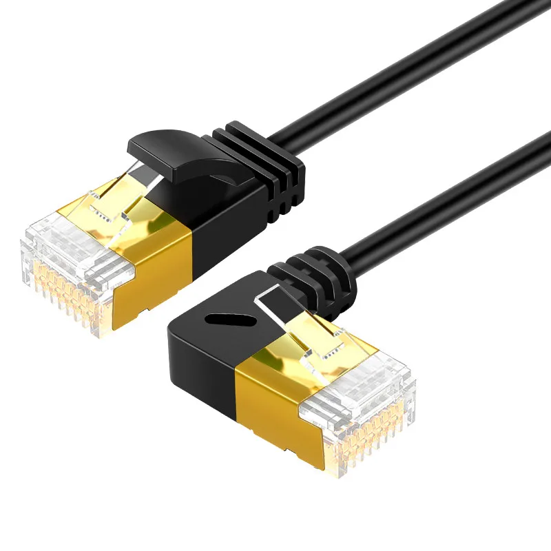 90-Degree-Up-Down-Left-Right-Angled-CAT7-UTP-Ethernet-Network-Cable ...