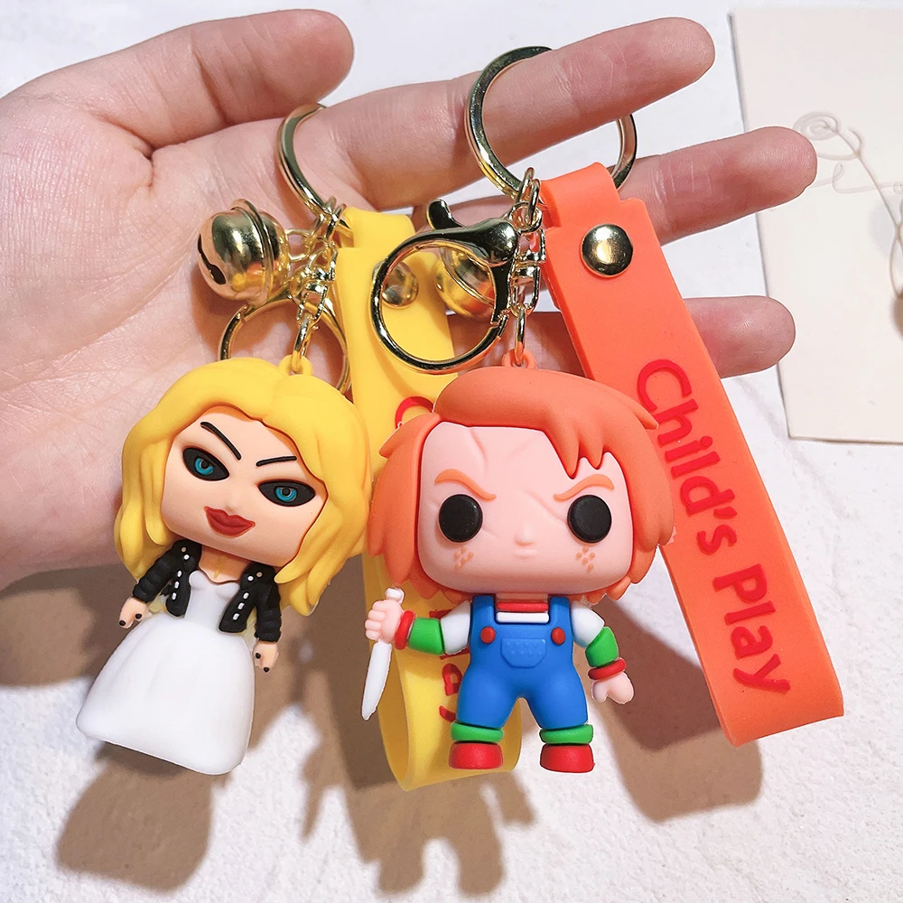 Creative-Horror-Movie-Keychain-Cartoon-Chucky-Doll-Pendant-Key-Chains ...