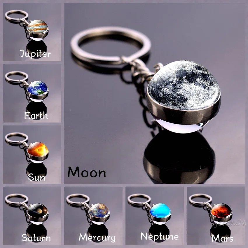Solar-System-Planet-Keyring-Galaxy-Nebula-Space-Keychain-Moon-Earth-Sun ...