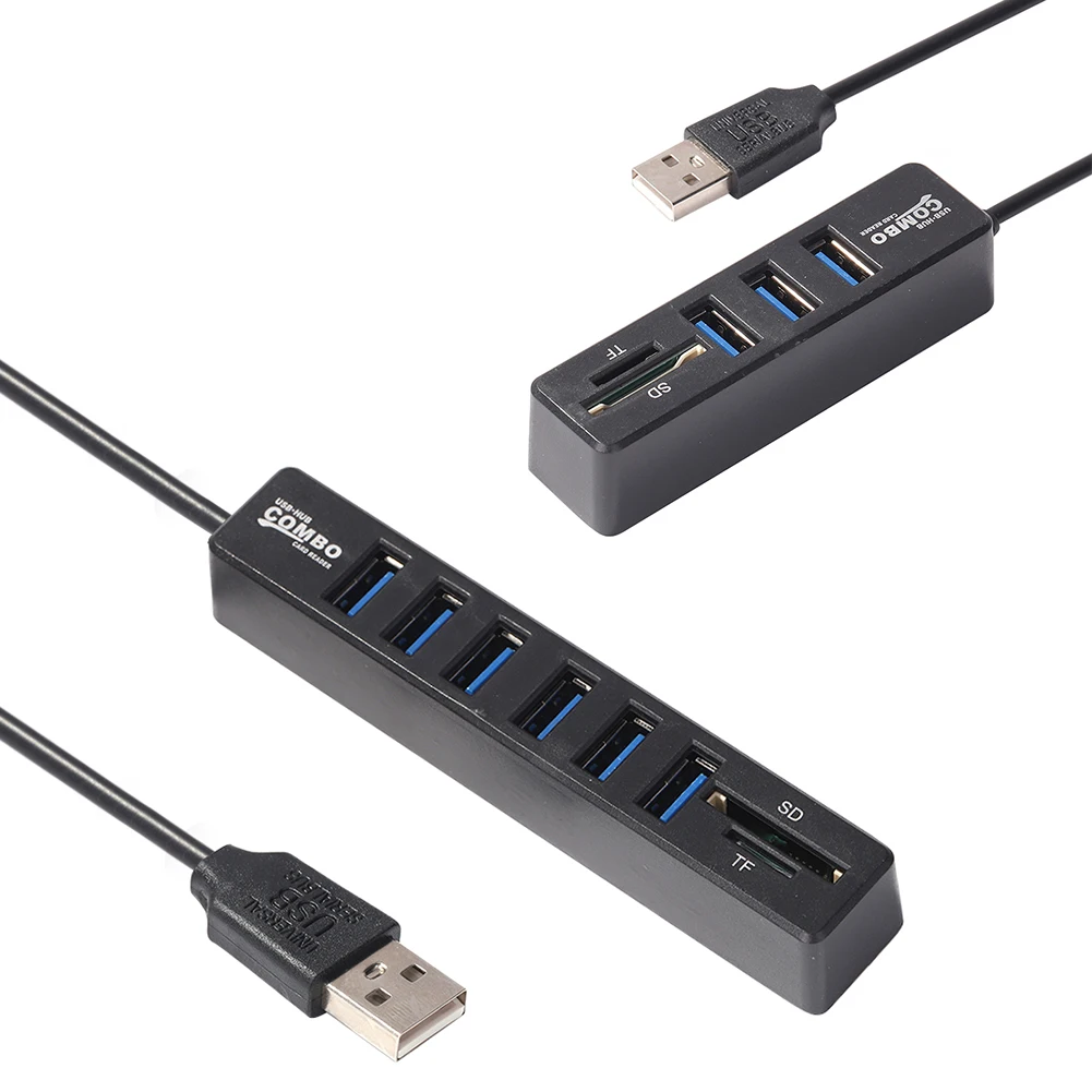 USB 2.0 Multi HUB Adapter 5/8 Ports Multiple USB Splitter USB Power Hub ...