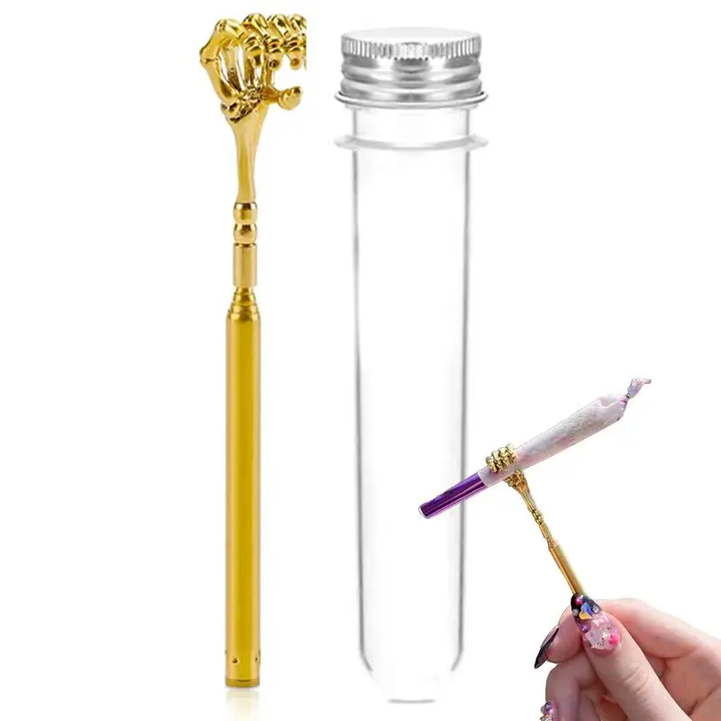 Retractable-Skeleton-Hand-Holder-Skull-Hand-Holder-Vintage-Holder ...