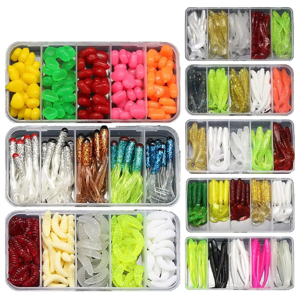 1-12-Premium-Lure-Soft-Bait-Set-Artificial-Worm-Fishing-Bait-With ...