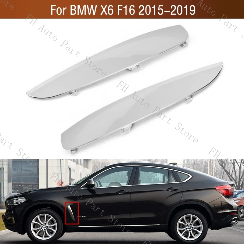 For-BMW-X6-F16-2015-2016-2017-2018-2019-Car-Front-Door-Fender-Side-Trim ...