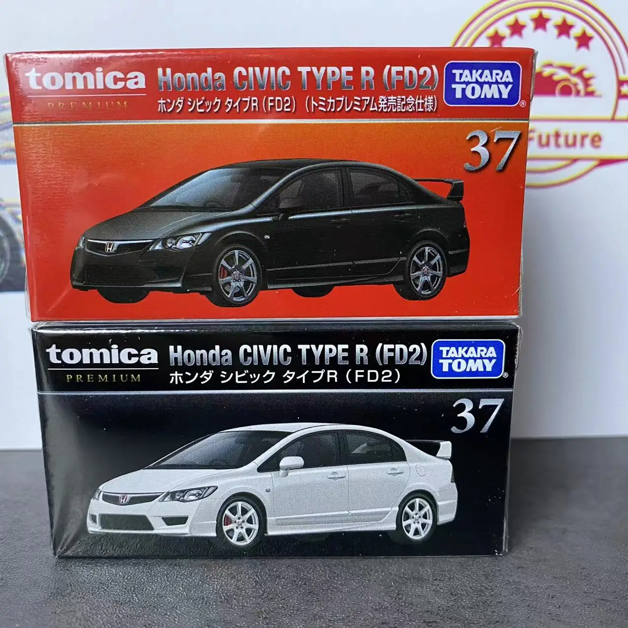 TOMY-Tomica-1-64-Alloy-car-Model-Collection-TP37-Honda-Civic-FD2-black ...