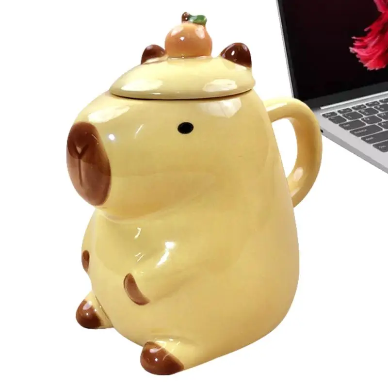 Cute-Capybara-Mug-Ceramic-Cup-Coffee-Tea-Capybara-Couple-Funny-Animal ...