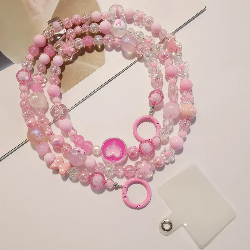 Mobile Phone Lanyard Colorful Pentagonal Star Handmade String Round ...