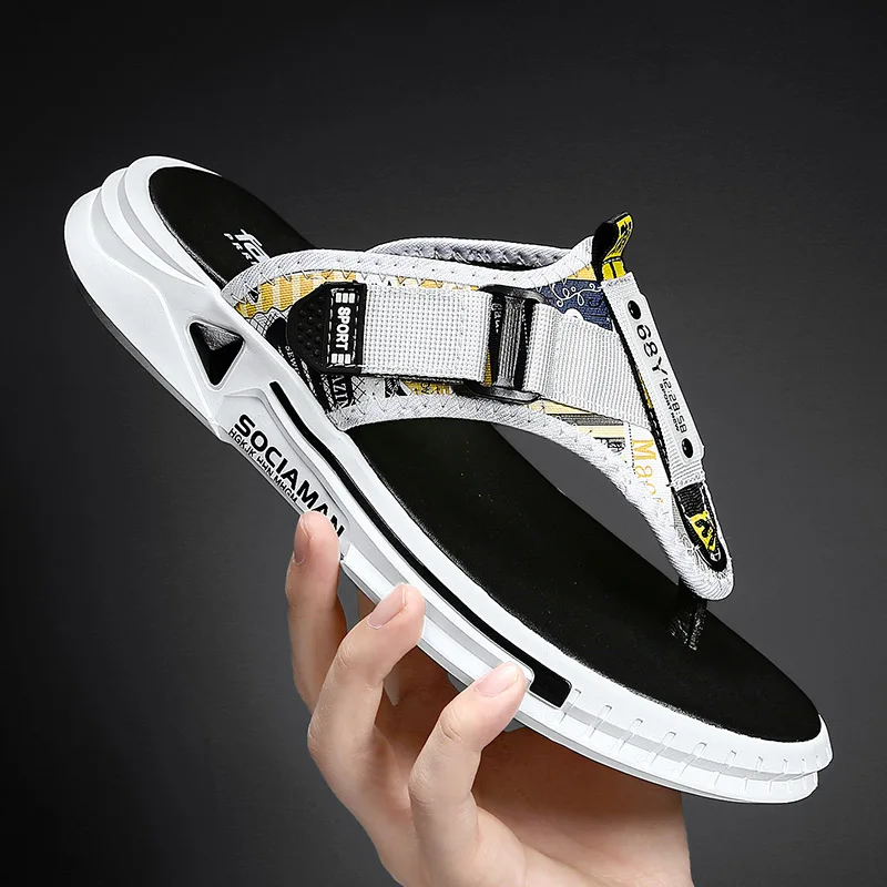 Summer-New-Slippers-For-Men-Fashion-Genuine-Leather-Cool-Outdoor-Flats ...