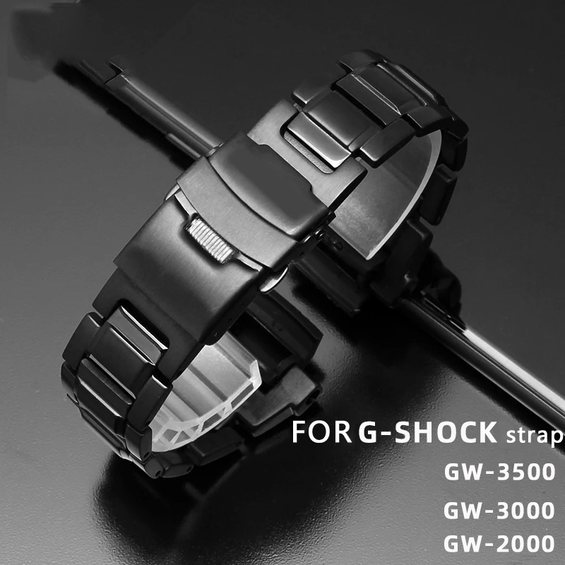 카시오 G SHOCK 시리즈 5121 GW3000 GW 3000/3500/2000 G 1000 시계 밴드 스테인레스 스틸 스트랩 교체 벨트| | - AliExpress