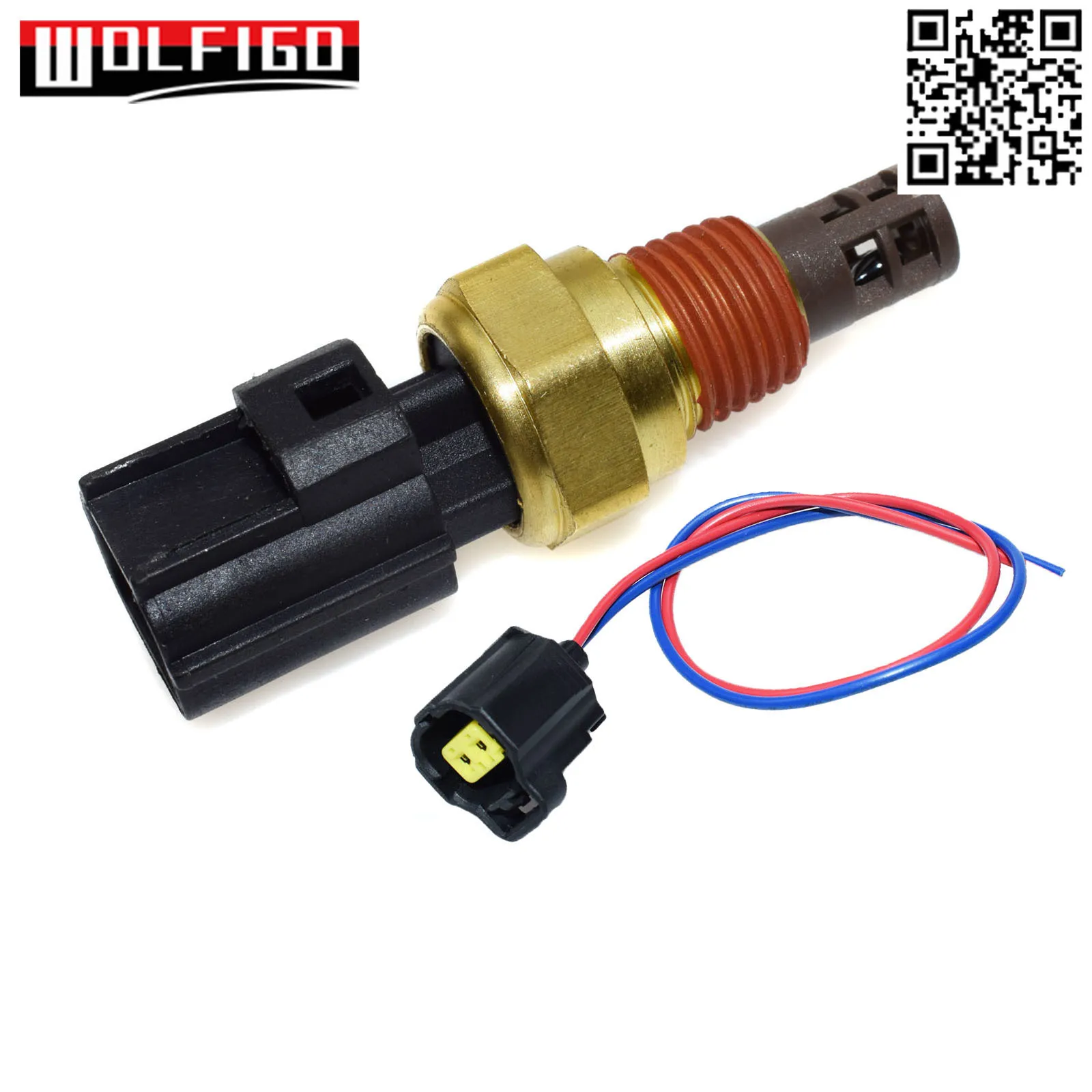 1/2PCS Intake Air Charge Temperature Sensor W/ Connector Plug For Jeep ...