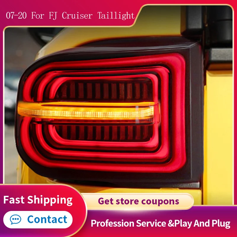 Car-LED-Tail-Light-For-Toyota-FJ-Cruiser-2007-2020-LED-Rear-Running ...