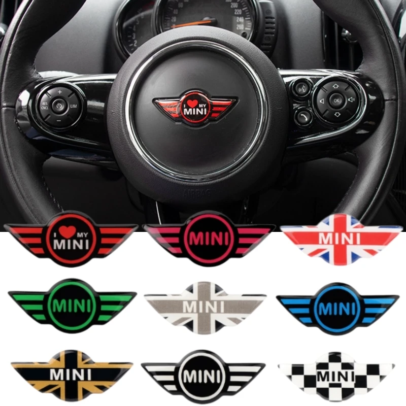 Autocollant-de-logo-d-embl-me-de-volant-de-voiture-d-coration ...