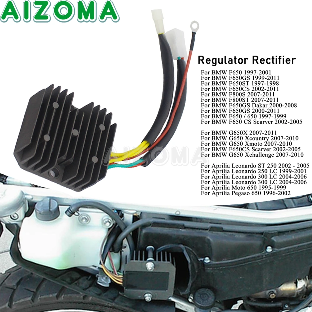Aluminum-motorcycle-regulator-rectifier-For-BMW-F650-GS-ST-CS-F800S-ST ...
