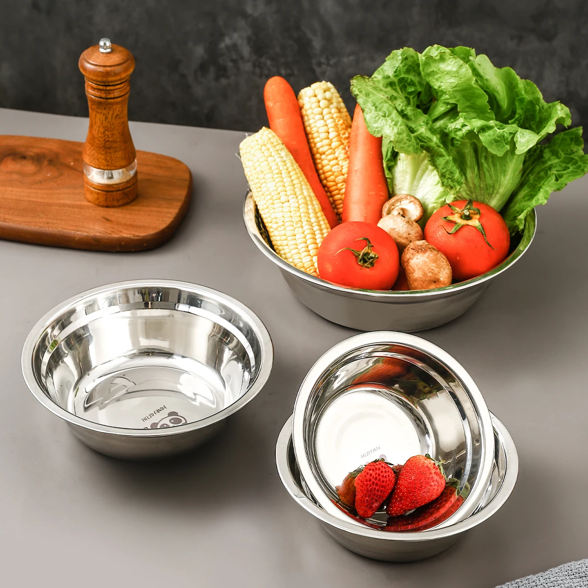 WORTHBUY-Large-Capacity-Fruit-Vegetable-Washing-Basin-304-Stainless ...