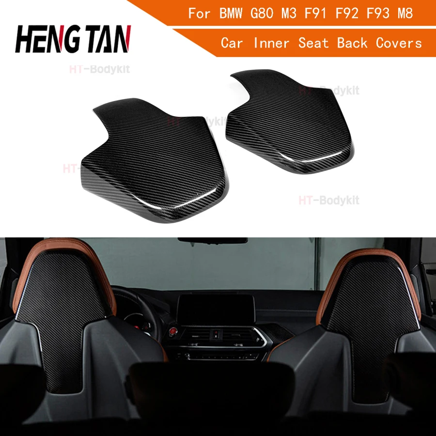 Carbon-Fiber-Car-Inner-Seat-Back-Covers-Trims-For-BMW-G80-M3-F91-F92 ...