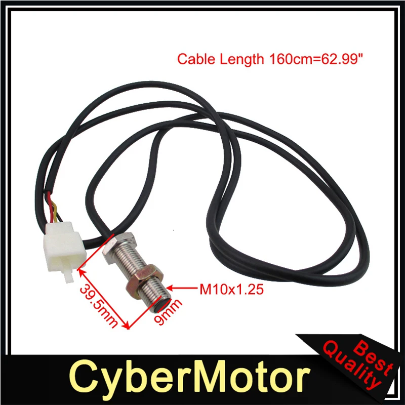160cm 3 Pins Speedometer Sensor Speed Meter For 200cc 250cc Chinese ATV ...