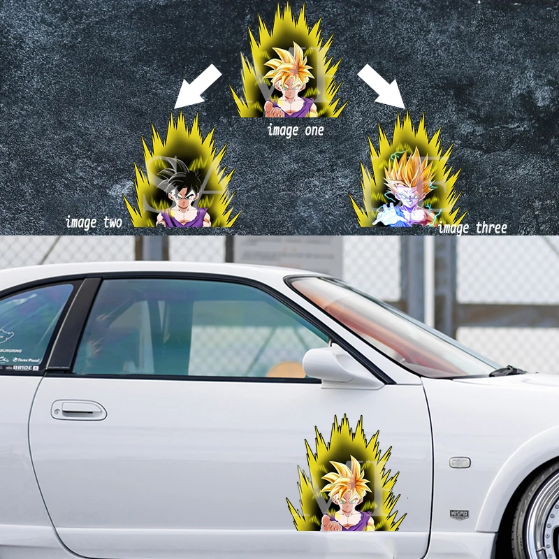 Dragon-Ball-Z-Anime-Figure-Gohan-Motion-Stickers-Car-Sticker-Notebook ...