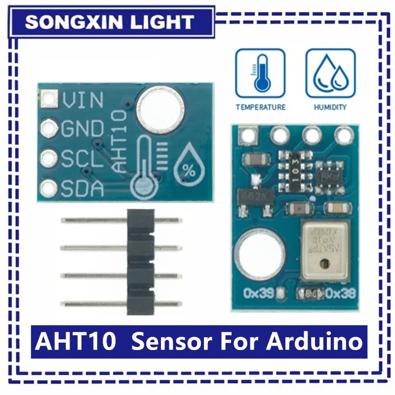 AHT10-High-Precision-Digital-Temperature-and-Humidity-Sensor-Measurement-Module-I2C ...