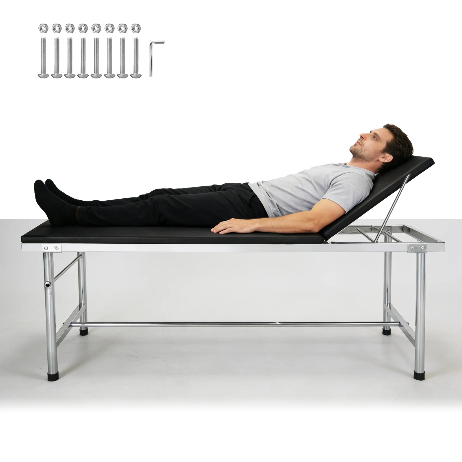 Advanced Examination Bed Adjustable Backrest Portable Outpatient ...