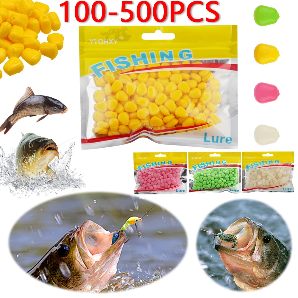 100-500-Pcs-Corn-Smell-Soft-Bait-With-Nice-Scent-Corn-Buoyancy-Bait ...