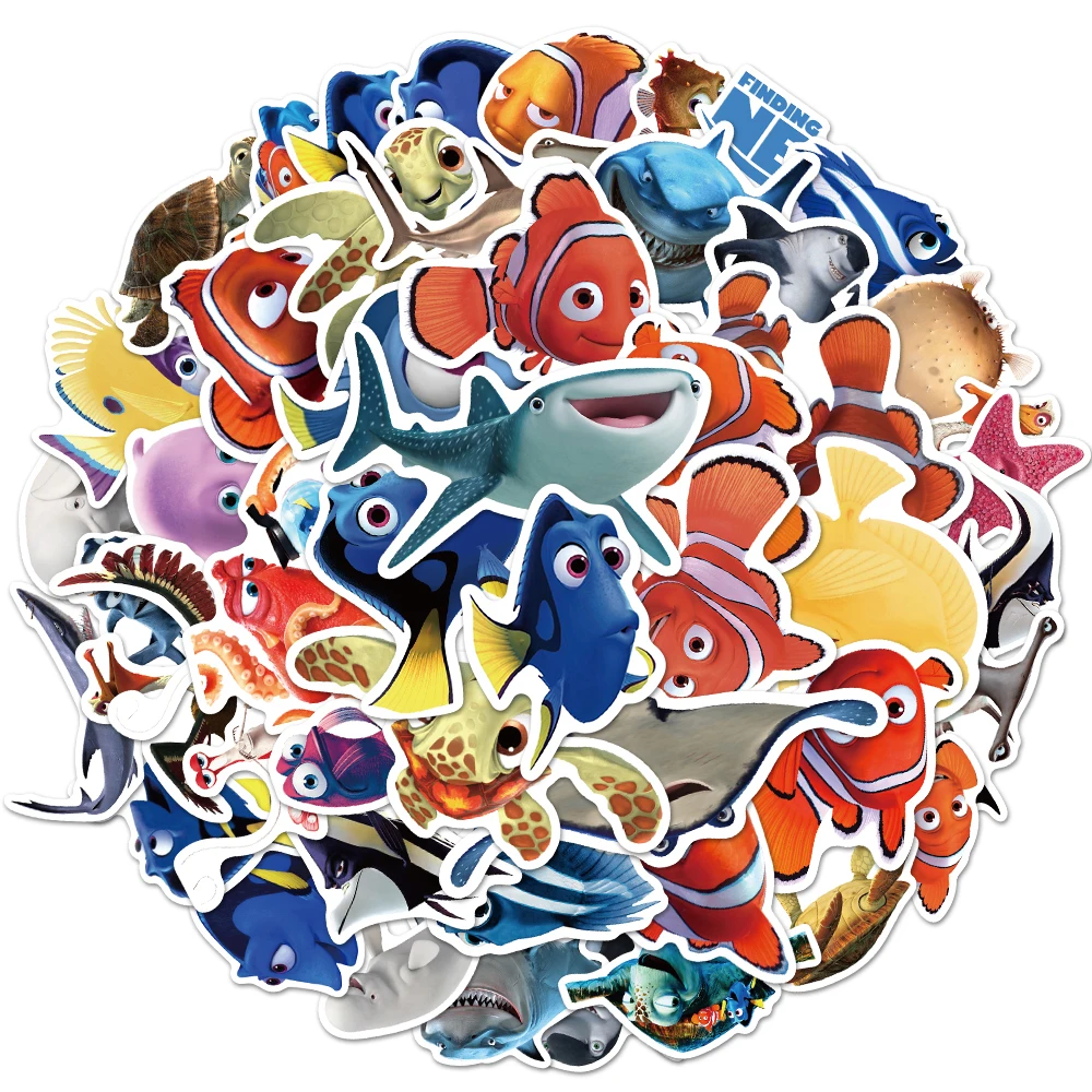 10-30-50pcs-Cute-Disney-Cartoon-Finding-Nemo-Anime-Stickers-DIY-Laptop ...