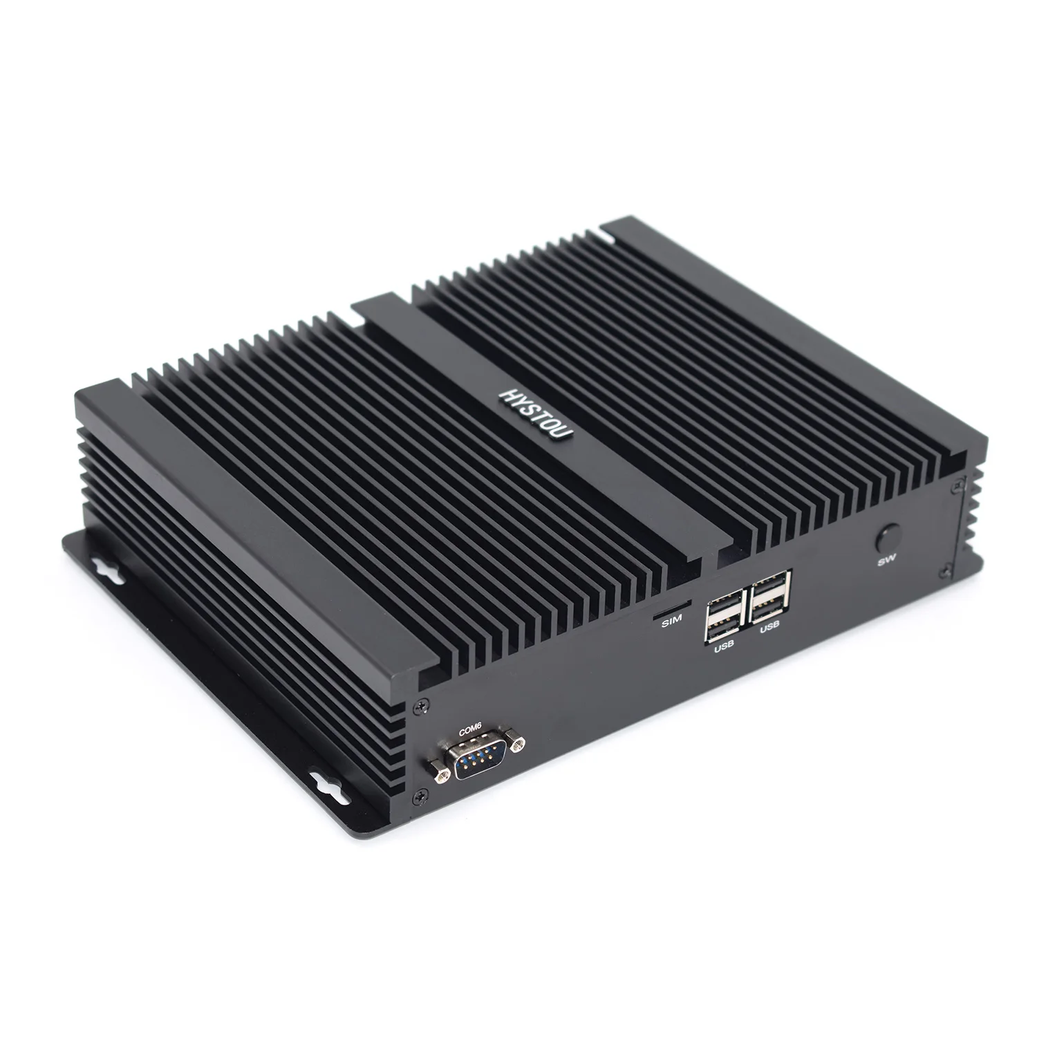 Hystou Fanless Mini Pc H4 Windows 10 Lan 6*com Core I5-8250u I7-8550u Three Display 8 Usb Wifi ...