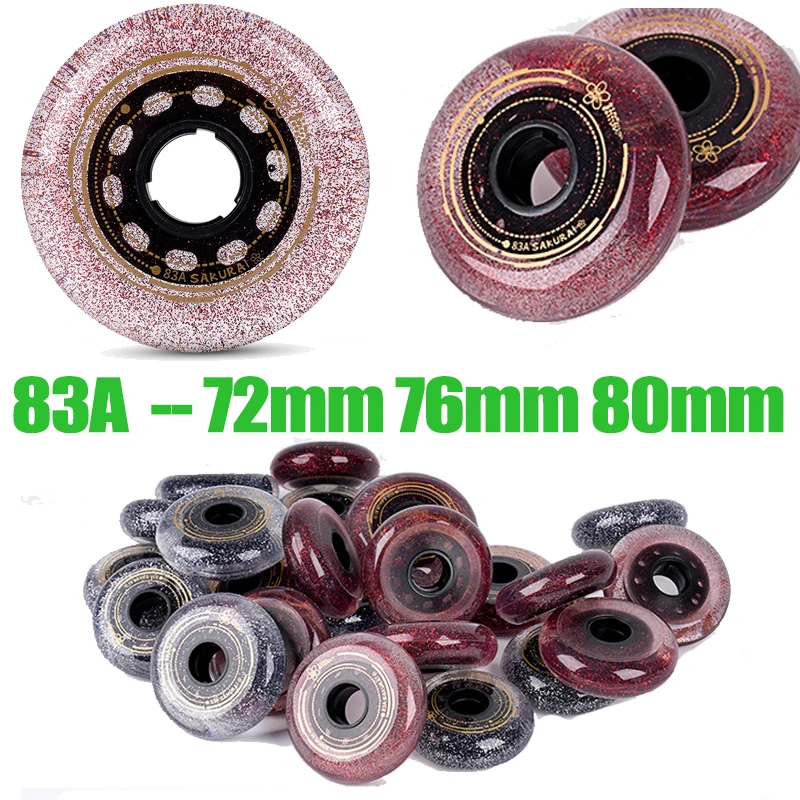 1PCS-PU-Rubber-Skates-Wheels-83A-Inline-Skate-Shoes-Accessories-Racing ...