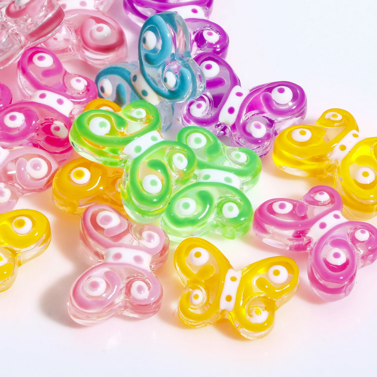 Lampwork-cam-kelebek-boncuk-DIY-Charm-tak-yap-m-i-in-emaye-hayvan ...