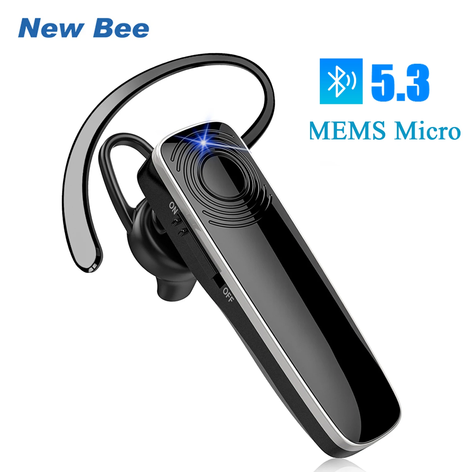 New-Bee-NB12-Wireless-Headset-Bluetooth-5-3-Earbuds-Earphones-With-MEMS ...