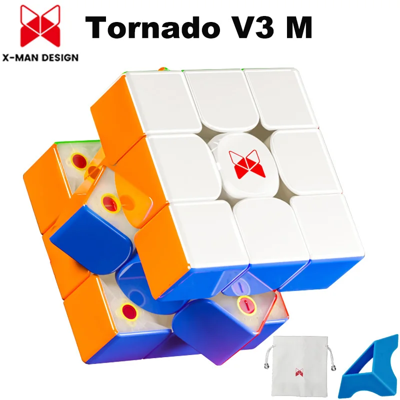 QiYi X-Man Tornado V3M Pioneer UV Version Magnetic Magic Speed Cube ...