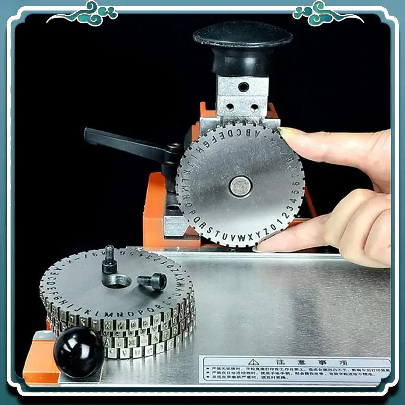 Premium Manual Marking Steel Stamp Wheel Accessories For Nameplate ...