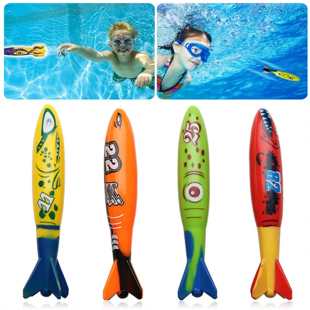 Children-Swimming-Pool-Diving-Fish-Ring-Funny-Game-Play-Water-Toys ...