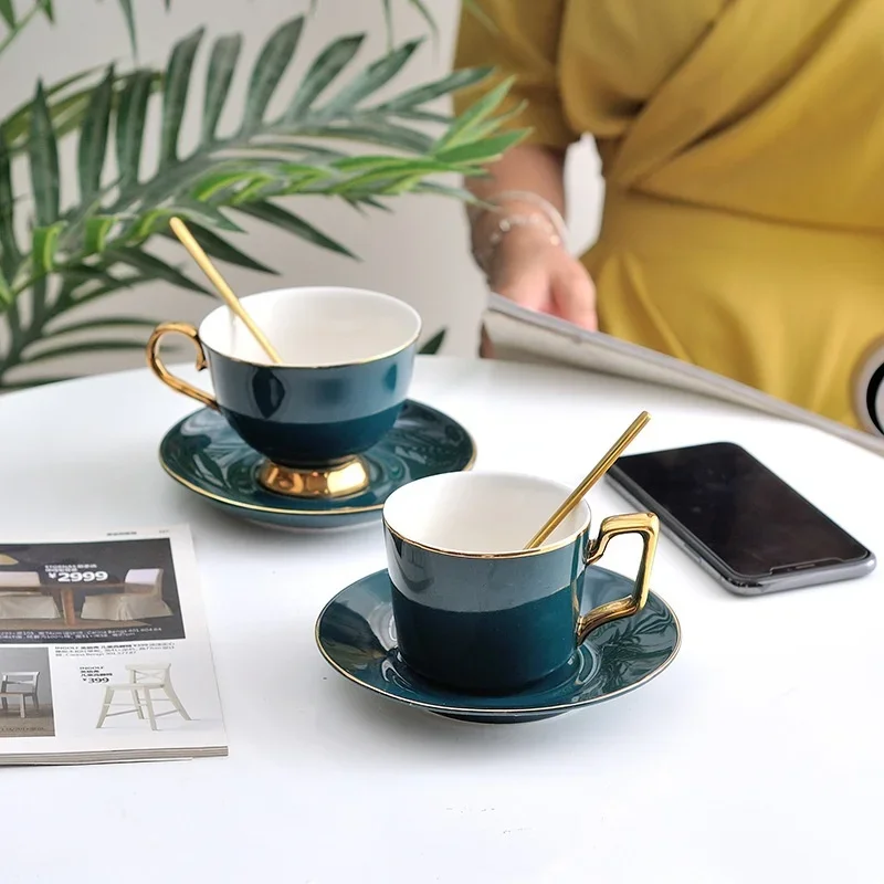 200ml-230ml-Ceramic-Coffee-Cups-and-Saucers-Creative-Afternoon-Tea ...