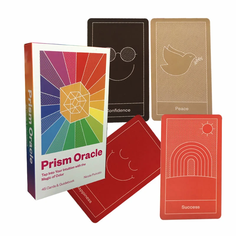 New Card Prisms Oracle Card Fate Divination Family Party Paper Cards ...