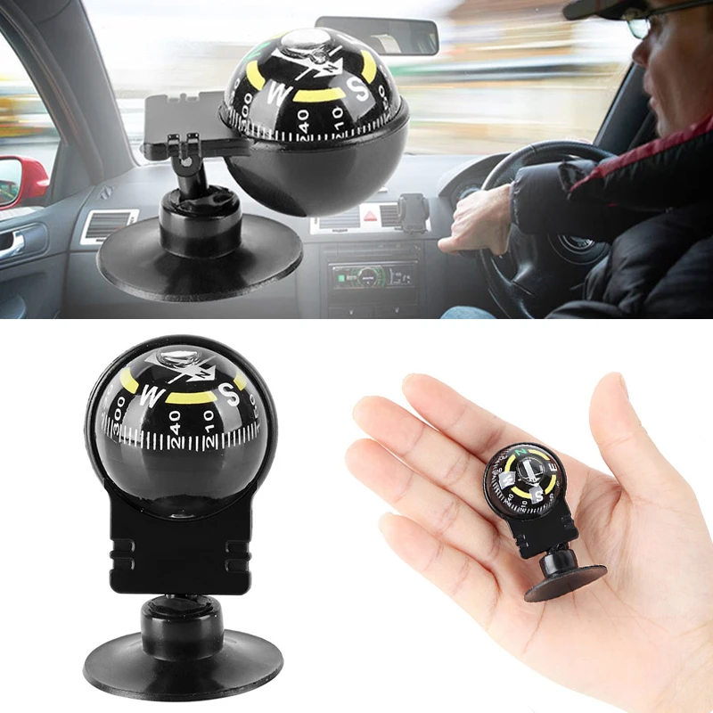 Universal-Mini-Car-Navigation-Compass-360-Rotary-Adjustable-Spherical ...