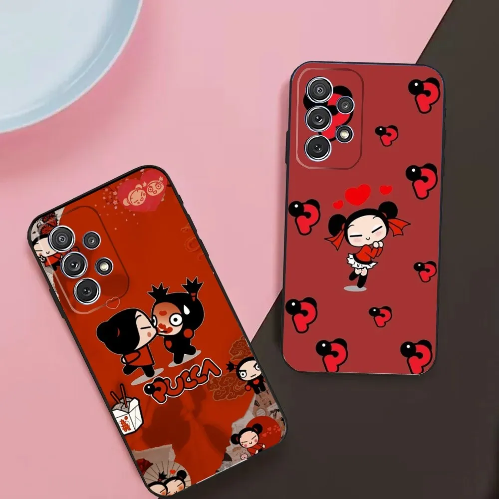 Cartoon-P-Pucca-Phone-Case-For-Samsung-Galaxy-A13-A21s-A22-A31-A32-A52 ...