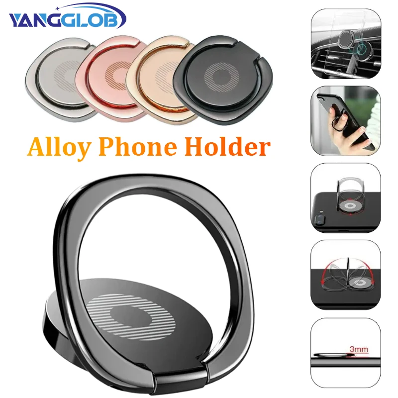 Universal-360-Rotation-Table-Phone-Ring-Holder-Finger-Grip-Rotate-Stand ...