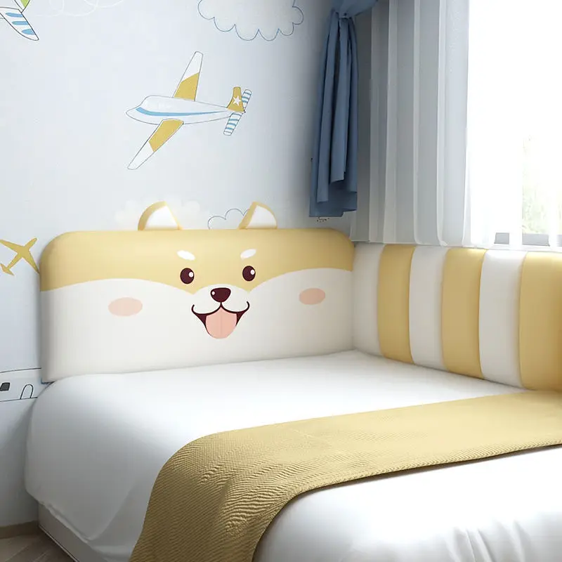 Cartoon-Kids-Room-Decor-Bed-Headboard-Childern-Bedroom-Furniture-Anti ...