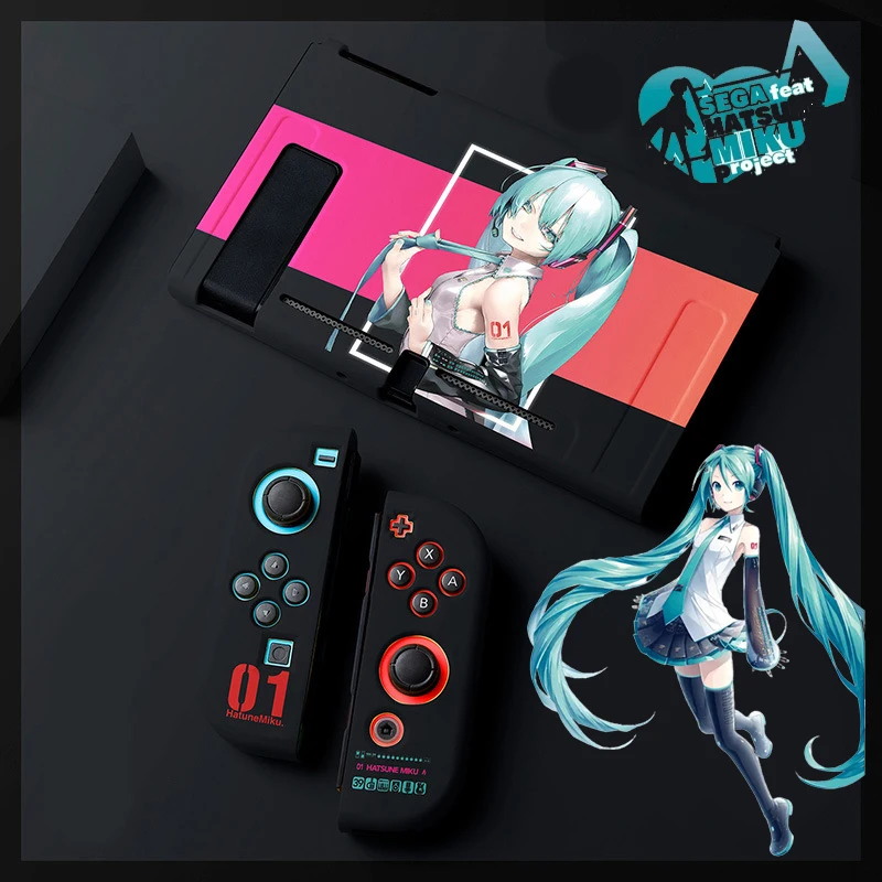 Hatsune-Miku-funda-protectora-para-Nintendo-Switch-NS-OLED-cubierta-de ...