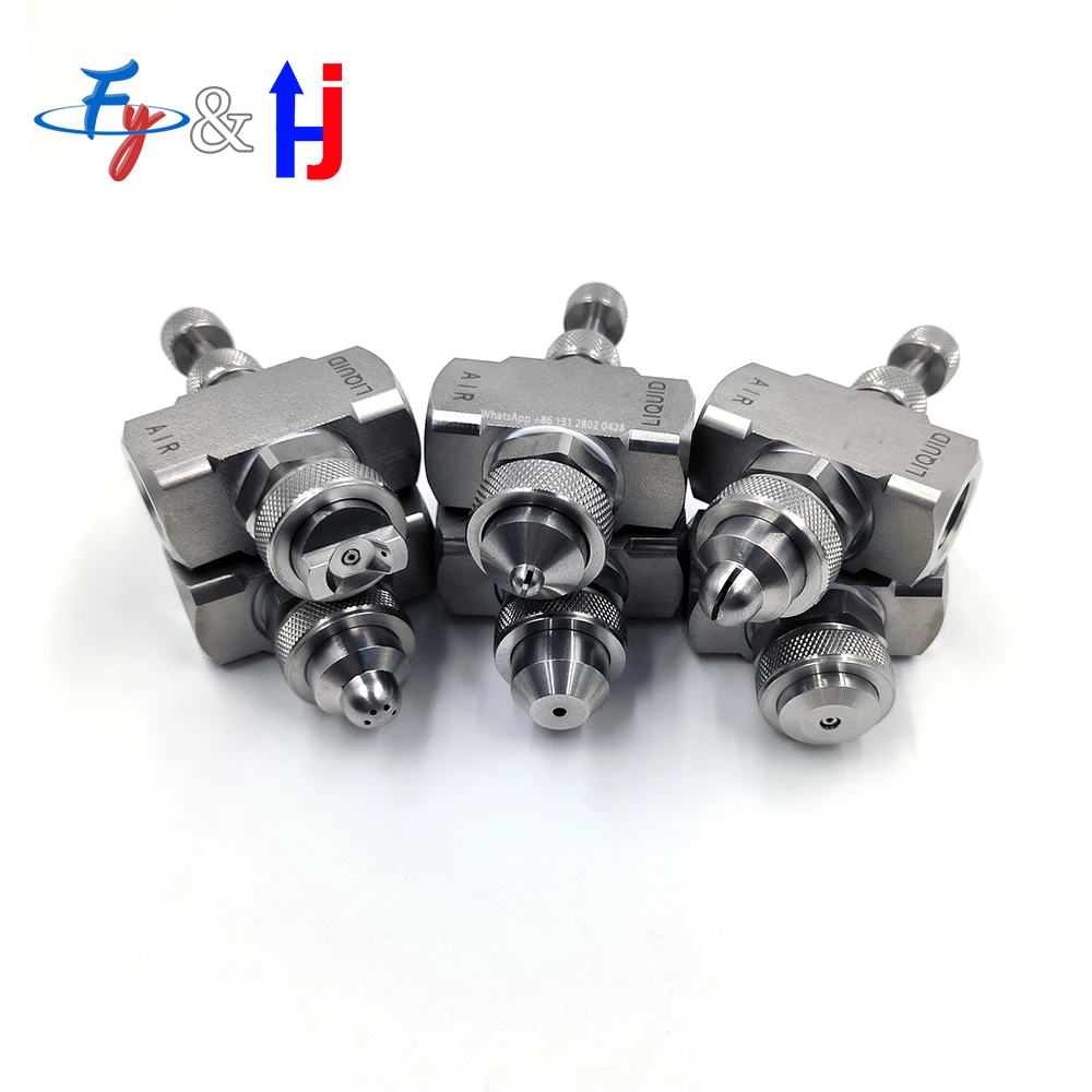 Air-Atomizing-Flat-and-Round-Spray-Nozzle-Pressure-Siphon-Gravity ...