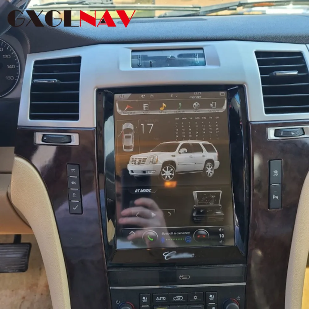 Android 12 For Cadillac Escalade 2007 - 2015 Radio Gps Navigation Tesla ...
