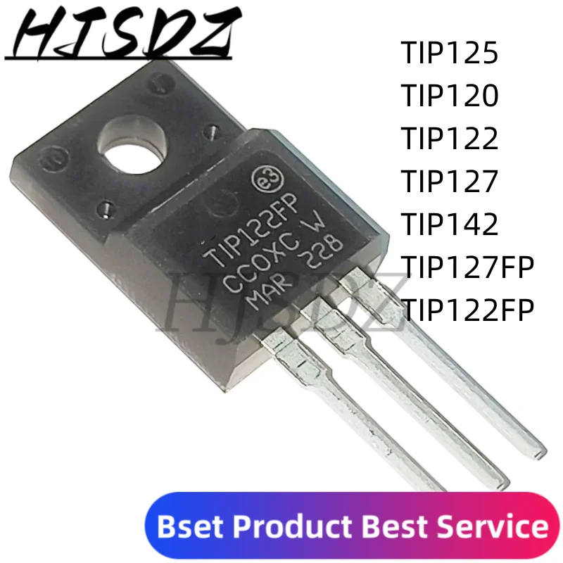 Transistor darington TIP120 TIP125 TIP122 TIP127 TIP142 TO-220 TIP122FP ...