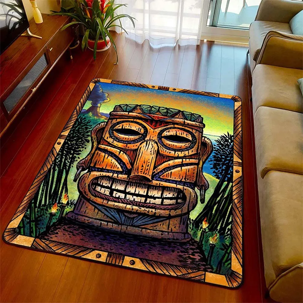 Tiki Bar Carpet Hawaii Holiday Floor Mats Party Summer Beach Bar Pub ...