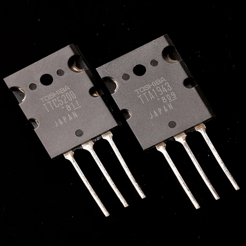 5 PCS/ 5 pairs Japan TTA1943 TTC5200 2SA1943 2SC5200 TO 3PL new original IC chip power amplifier ...