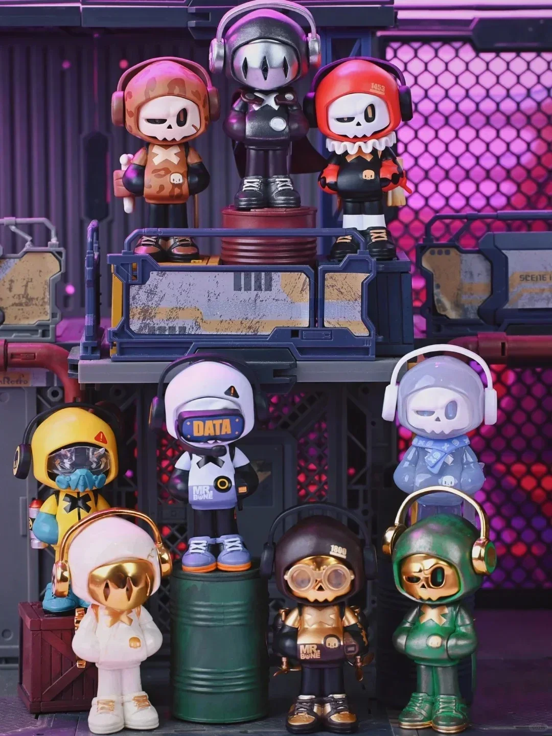 Mr-bone-Mini-2-Generation-Times-Travel-Series-Blind-Box-Mini-Skeleton ...