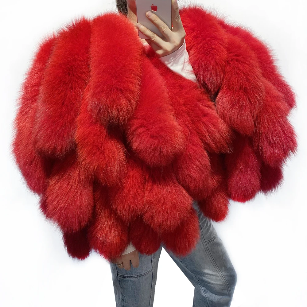 YOLOAgain-More-Colors-Fur-Jacket-Coat-Women-Winter-Warm-Bat-Sleeved-Red ...