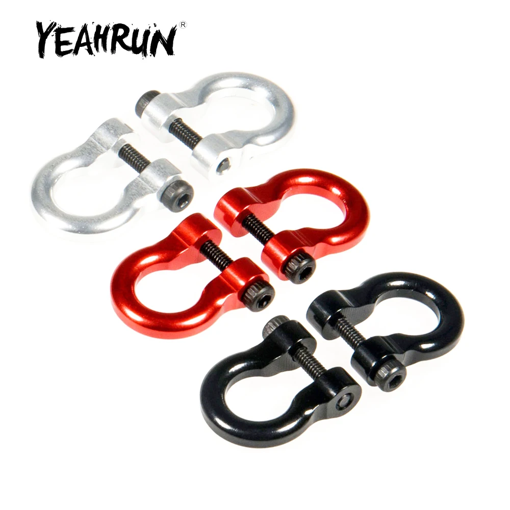 YEAHRUN-2Pcs-Metal-Alloy-Hooks-Hitch-Tow-Shackles-for-TRX-4-1-10-RC ...