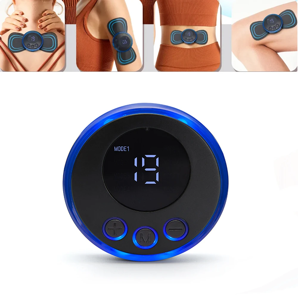 EMS-Massager-Neck-Stretcher-Patch-Back-Sticker-Muscle-Stimulation-Pulse ...